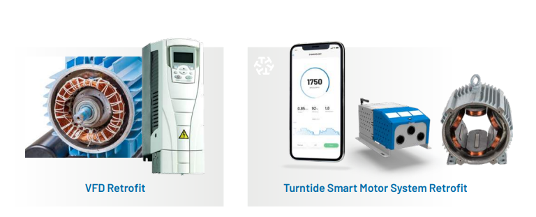 Turntide Smart Motor System Retrofit vs. VFD Retrofit - Turntide